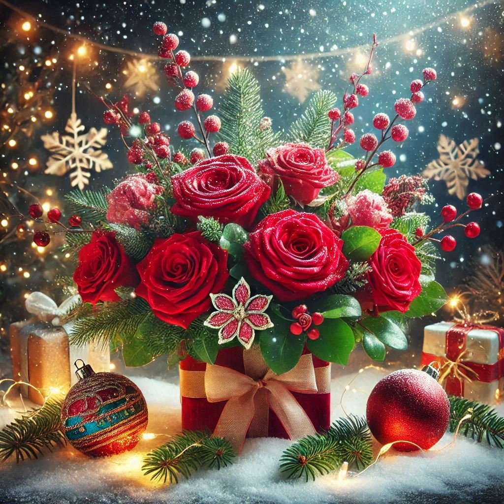 Pourquoi les Roses et Noël se Marient Si Bien – Rose Eternelle La Boutique